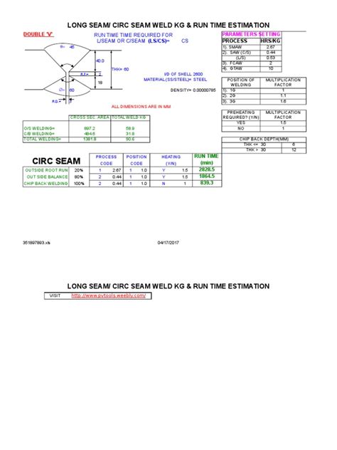 Weld Weight Pdf Welding Construction