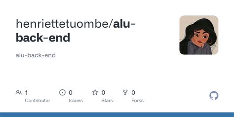 Github Henriettetuombe Alu Back End Alu Back End