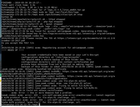 Pn Protocol Acme Tls 1 For Tls Alpn 01 Challenge Url [des] Acme Error 403