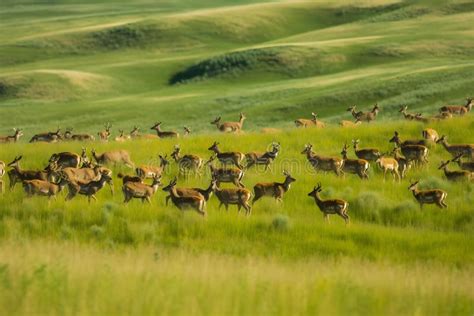 Cute Deer In The Wild Neural Network Ai Generated Stock Illustration