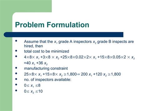 Simplex Method For Linear Programming Operations Research Ppt