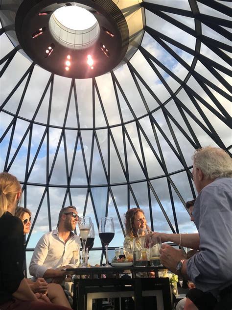 A Moment Of Fun With The London Team At The Top Of The Gherkin