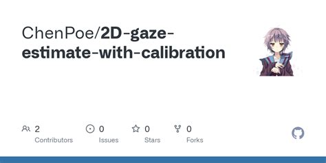Github Chenpoe2d Gaze Estimate With Calibration