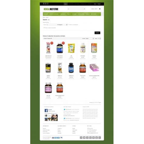 OpenCart Medical Multistore Responsive Opencart Theme