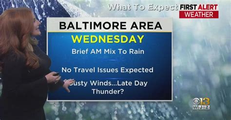 Meteorologist Meg Mcnamara Has Your Wednesday Morning Forecast Cbs