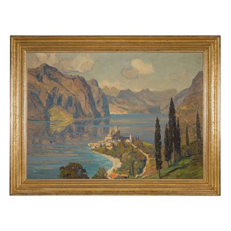 Erich Mercker Burg Malcesine An Gardasee Mutualart