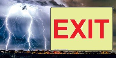 Glow In The Dark Exit Signs And Labels Many Sizes Big Selection