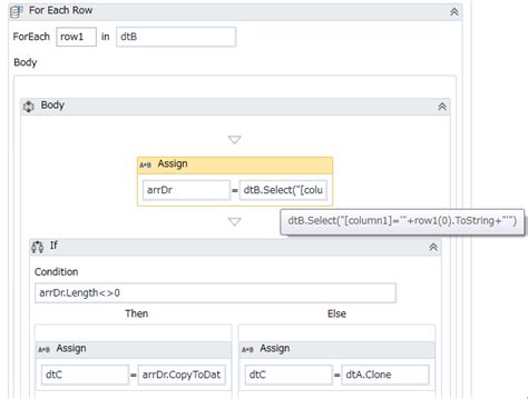 Error The Source Contains No DataRows With If Condition Datatable