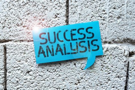 Sign Displaying Success Analysiscreating Graph To Determine Increase In