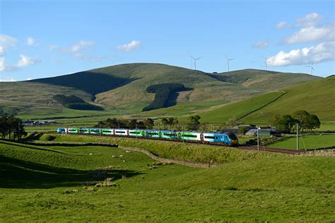 Class 390 121 Of Awc Between Lockerbie And Carstairs