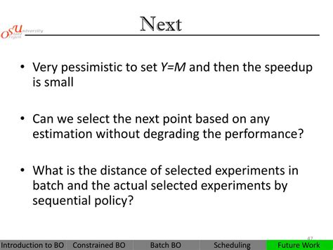 ppt bayesian optimization with experimental constraints powerpoint