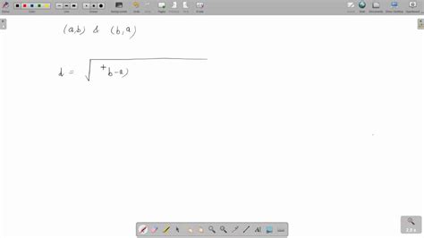 Solved Determine The Distance Between The Given Points A B And Numerade