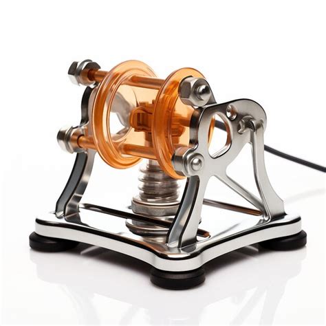 Iron Cord Holder Power Press On White Background Jpeg Generative Ai