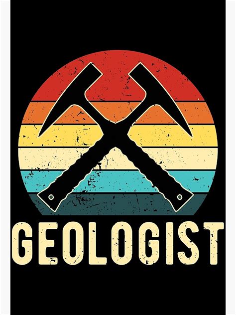 Retro Geology Vintage Geologist Poster For Sale By Nestareign Redbubble