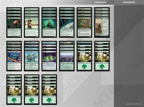 Arena Standard Tmnt Mono Green Mutagen Deck By Alfano • Mtg Decks