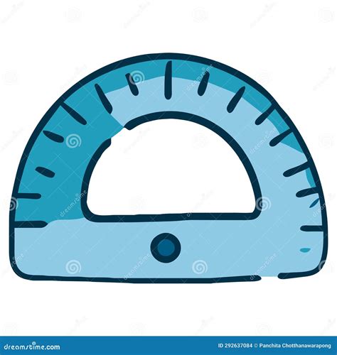 Protractor For Measuring Angles Clip Art Idea Design For School