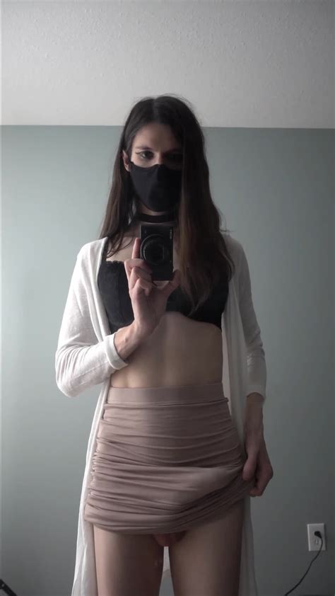 Skirt Bulge And Cum