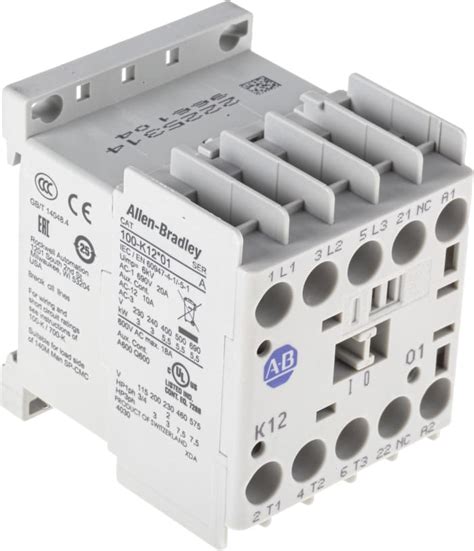 100 K12dj01 Allen Bradley Allen Bradley 100 Series 100k Contactor 24