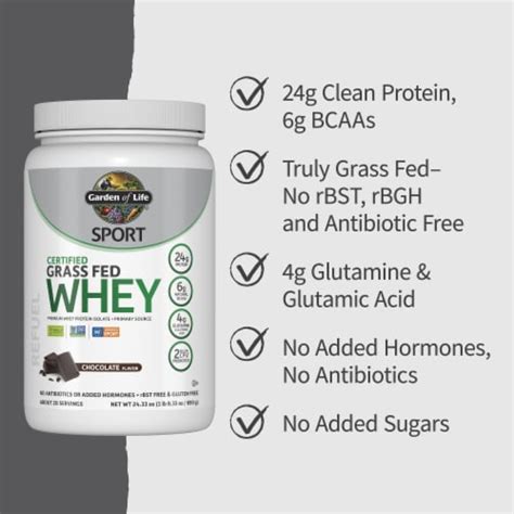 Garden Of Life® Sport Chocolate Chocolate Certified Grass Fed Whey