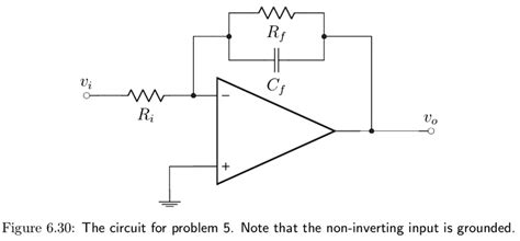 Solved This Question Deals With The Op Amp Circuit Shown In Figure 6 30 This Circuit Has An