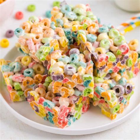 Froot Loop Treats Recipe Shugary Sweets