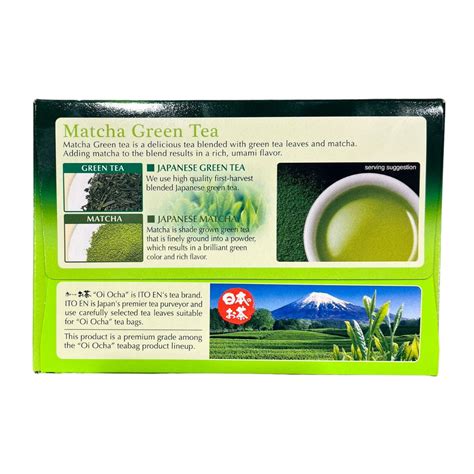 Oi Ocha Premium Tea Bag Green Tea Instant Green Tea 20p Japan Mart