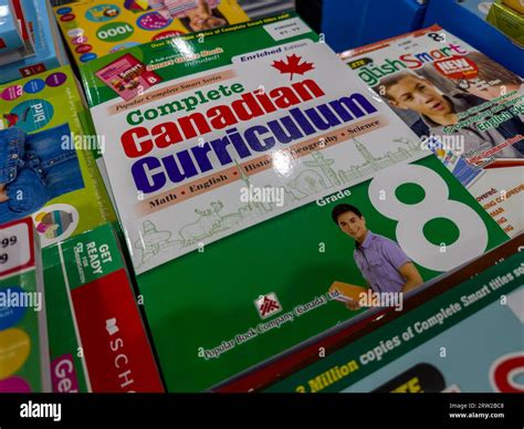 Canada Curriculum School Math English History Geography And Science Book For Grade 8 Canadian