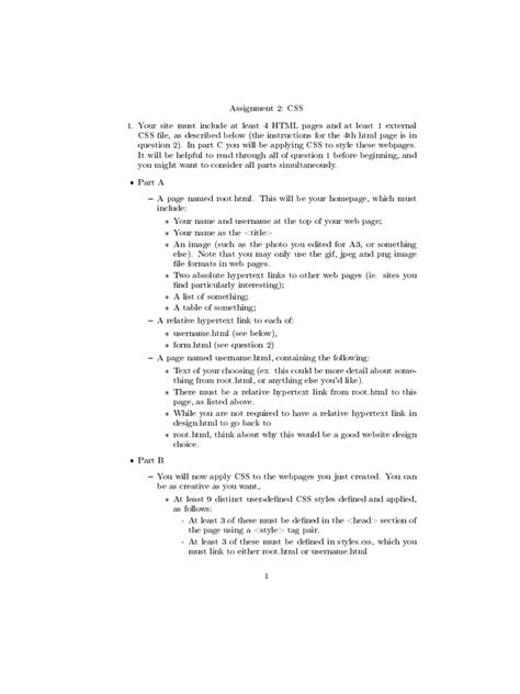 2 Assignment 2 Css Pdf
