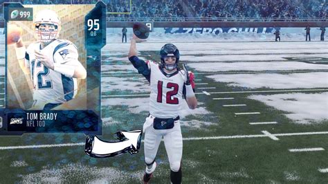 Insane Nfl 100 Tom Brady Debut Madden 20 Gameplay Youtube