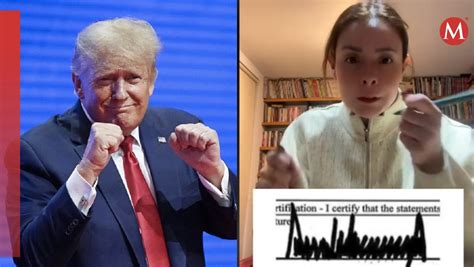 Maryfer Centeno Analiza La Firma De Donald Trump Grupo Milenio