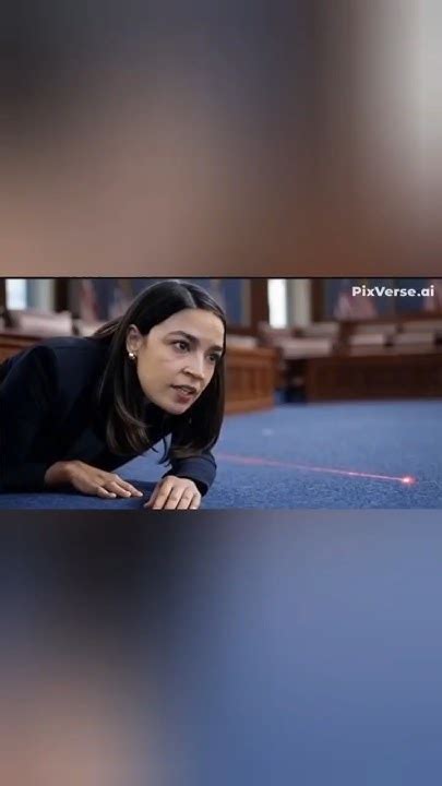 Alexandria Ocasio Cortez Aoc Gets Distracted In Congress By A Laser