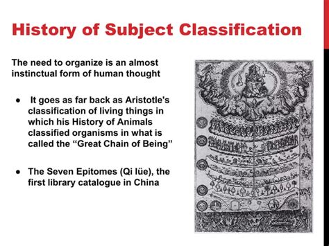 contextualizing a classification system ppt