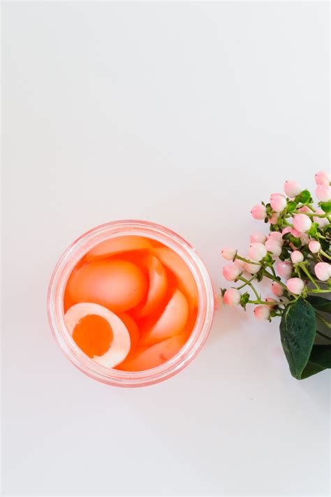 The Perfect Deviled Eggs For A Spring Brunch Pink Colored Deviled Eggs