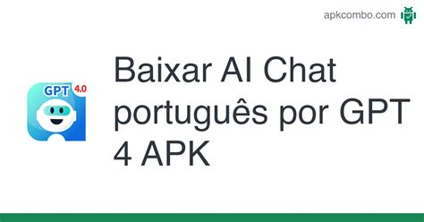 AI Chat português por GPT 4 APK (Android App) - Baixar Grátis