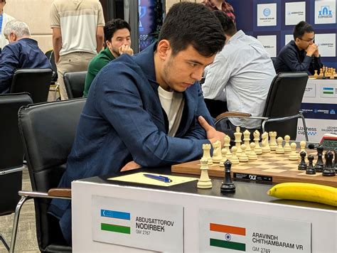 2nd Uzchess Cup R5 Abdusattorov Regains Sole Lead Parham And Arjun In