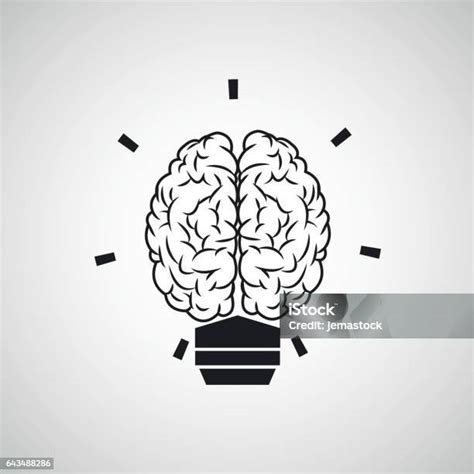 뇌 디자인입니다 기관 아이콘입니다 평면 일러스트 레이 션 벡터 그래픽 Mental Wellbeing에 대한 스톡 벡터 아트 및 기타 이미지 Mental Wellbeing