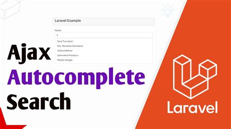 Laravel Autocomplete Textbox With Jquery Ajax Youtube