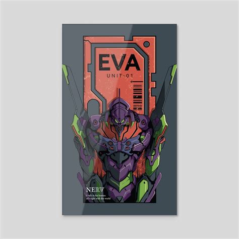 Eva Unit 01 Evangelion An Art Print By Ragil Witrasno Inprnt
