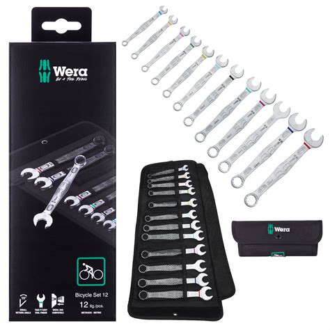WERA BICYCLE SET 12 KLUCZE PŁASKIE ROWEROWE 12el 4013288220721 za z ...