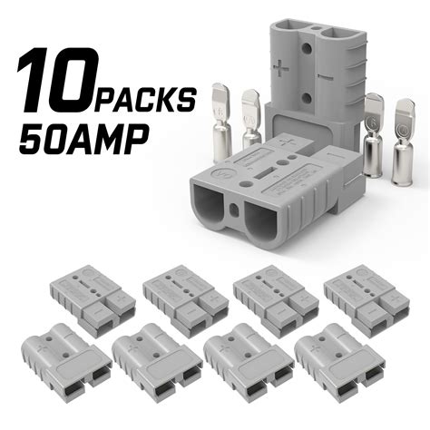 50 Amp Anderson Style Connectors 6awg X 10 Major 4x4