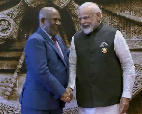 Pm Modi Welcomes G20 Leaders Delegation Heads At Bharat Mandapam
