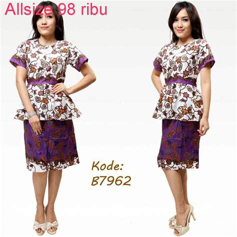Contoh Model Baju Batik Untuk Kerja Model Baju Batik