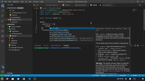 Insertando Datos Con Prisma Seed Tutorial De Prisma Orm 04 Youtube