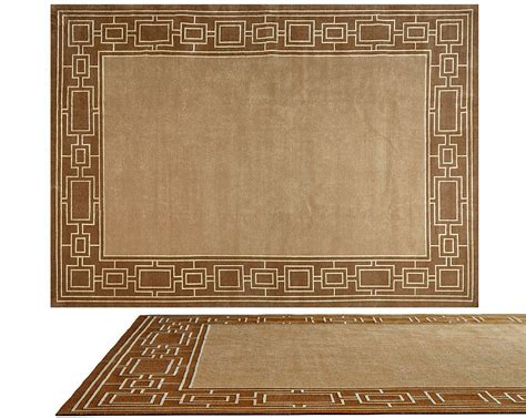 Brown Minimal Carpet Free 3d Model Carpets