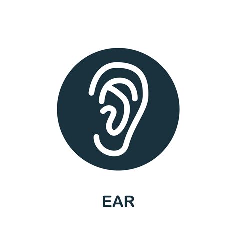 Ear Icon Simple Element From Internal Organs Collection Creative Ear Icon For Web Design