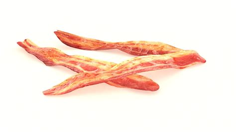 3d Bacon Food Meat Turbosquid 1354820