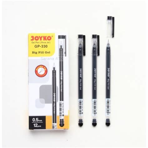 Jual Gel Pen Pulpen Bolpen Joyko Gp 330 Big Fill Gel 05 Mm 12 Pcs