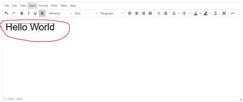 After Increasing The Font Size Text Deprecation Line Is Not Aligned