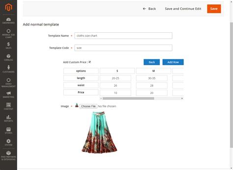 Magento 2 Size Chart Extension Integrate Size Guide Module Webkul