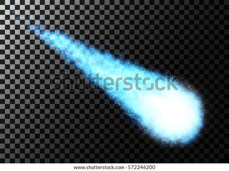 Flying Meteor Cosmic Object Vector Illustration Stock Vector Royalty Free 572246200 Shutterstock